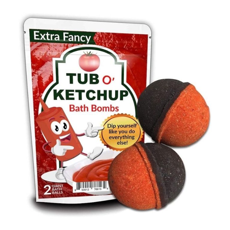 Tub O Ketchup Red Bath Bombs (pack of 2) Black Cherry Fizz